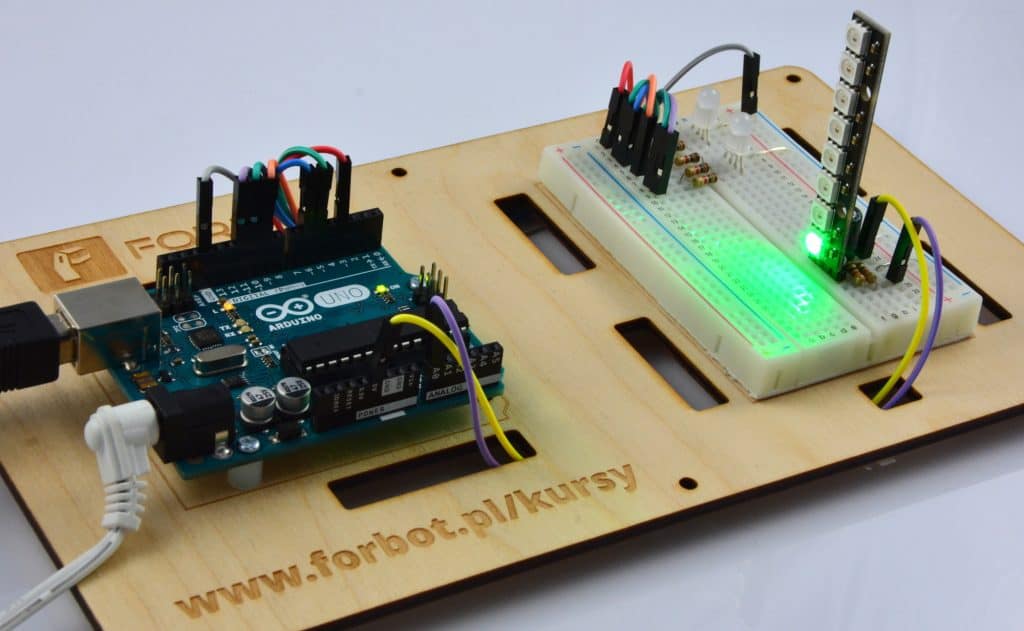 Kurs Arduino II – diody RGB (tradycyjne oraz WS2812) • FORBOT