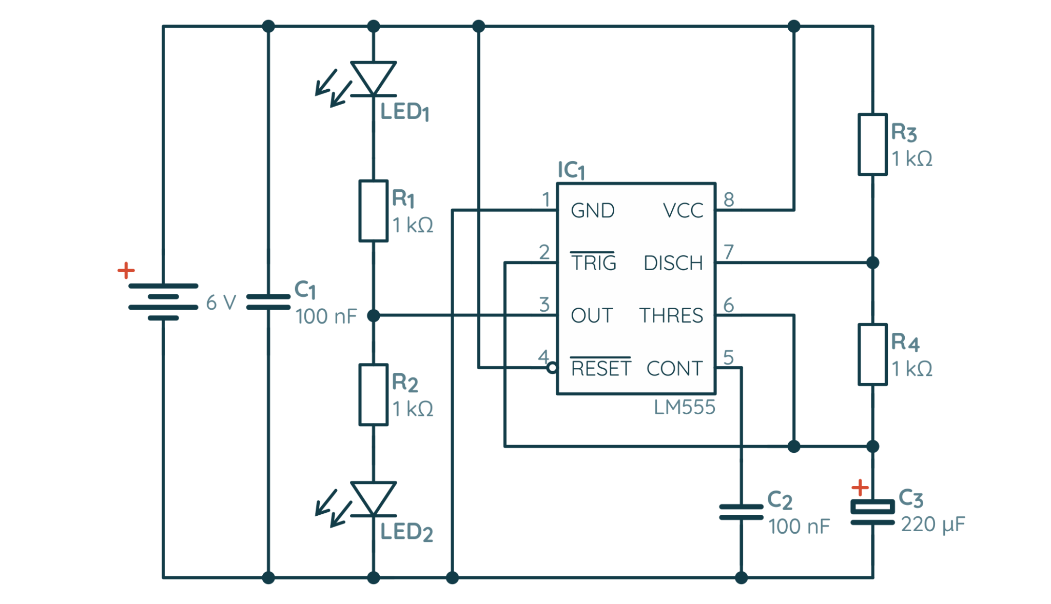 Układ NE555 jak działa i kiedy się przydaje? Kurs elektroniki • FORBOT